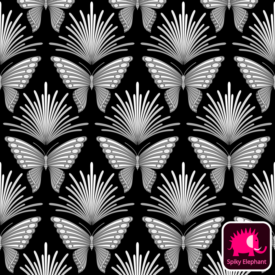 Butterfly Tessellation Drawing